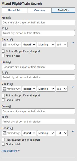Booking Multiple Cities Issue Sap Concur Community