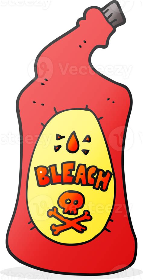 Hand Drawn Cartoon Bleach Bottle 45214146 Png