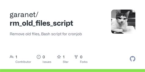 Github Garanetrmoldfilesscript Remove Old Files Bash Script For