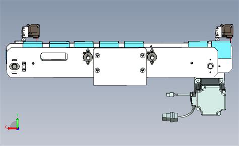 小纸盒带视觉输送线 Parasolid 模型图纸下载 懒石网