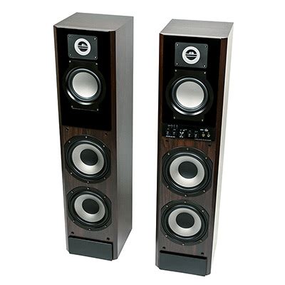 Напольные стерео колонки с Bluetooth Nakatomi OS-74 Brown