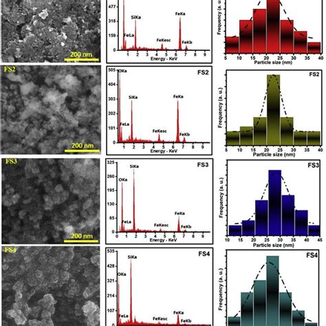 A Sem Images B Edx Spectra And C Particle Size Distributions Of Download Scientific