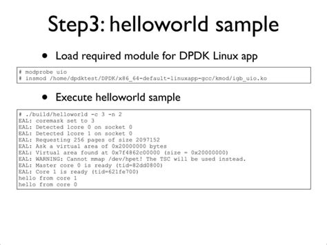 Intel Dpdk Step By Step Instructions Pdf Operating Systems Computer Software And Applications