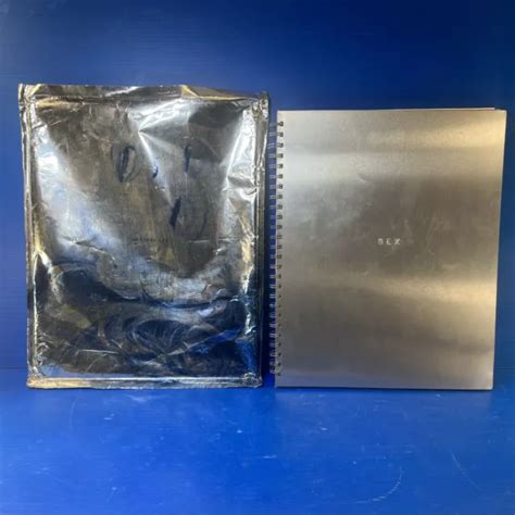Madonna Sex Rare Livre 1er Edition Octobre 1992 2e Impression