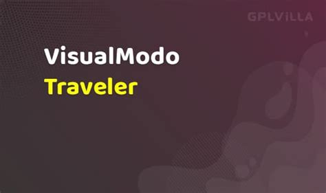 Visualmodo Traveler Wordpress Theme Gplvilla