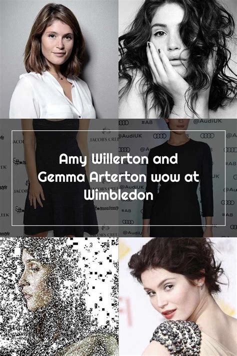 Gemma Arterton Amy Willerton And Gemma Arterton Wow At Wimbledon