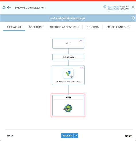 configure wan connections versa networks