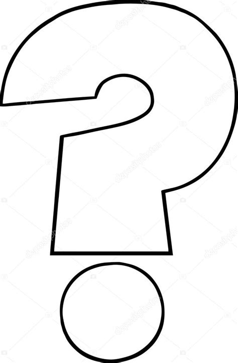 Signos De Interrogacion Para Colorear Ecro Dibujos Animados Picture