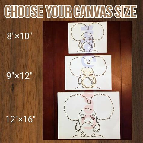 Predrawn Canvas Outlined Sketch For DIY Sip Paint Party Nude Etsy