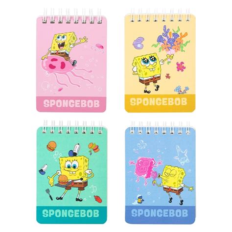Deli La7100 Spongebob Spiral Notebook A7 100 Sheets Shopee Philippines