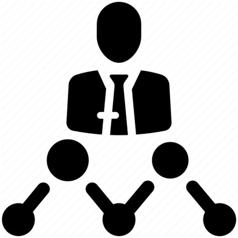 Structure Connection Hierarchy Network Affiliate Icon Download On