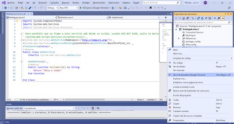 Crear Un Servicio Web Aspnet Asmx Con Microsoft Visual Studio