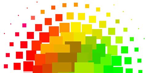 Light Multicolor Vector Template In Rectangles Rectangles With Colorful Gradient On Abstract