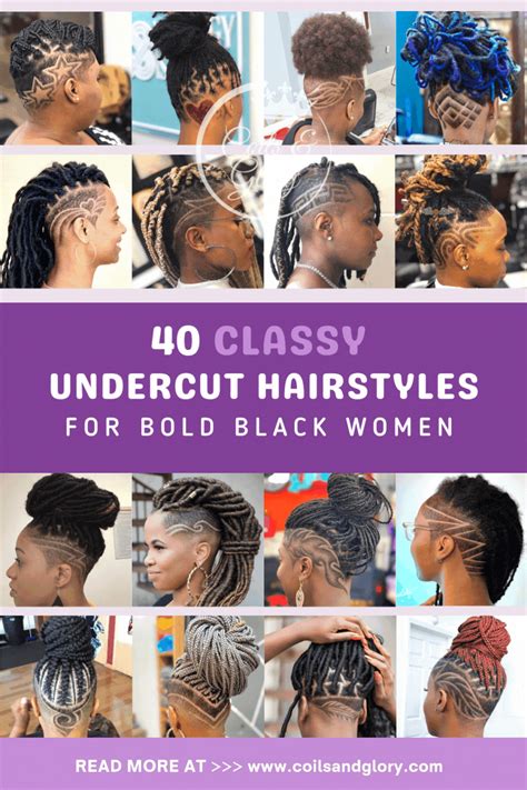 40 Stylish Undercut And Shaved Sides Hairstyles On Black Women That