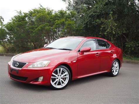 2005 Lexus Is350 Prestige Sedan Burgundy Automatic Cars Vans And Utes