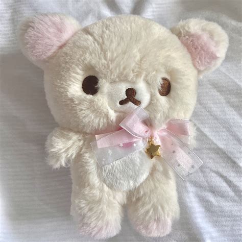 Pink Plushies Aesthetic Korilakkuma Plushie Coquette Plushies Cutecore