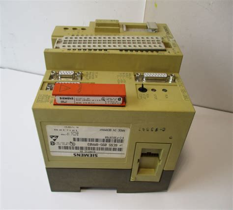 Used Siemens 6es5 095 8ma03 Cpu Compact Controller W 6es5 375 0lc41 Memory Module