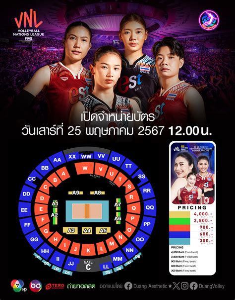 Duangvolley มาแล้ววันเปิดจองบัตรเข้าชม 2024