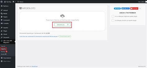 Come Migrare Un Sito Wordpress Con Il Plugin All In One Migration