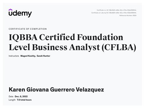 karen giovana guerrero velazquez on linkedin udemy course completion certificate