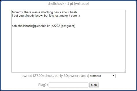 Pwnable Kr Shellshock Solution Cybersecurity Guide