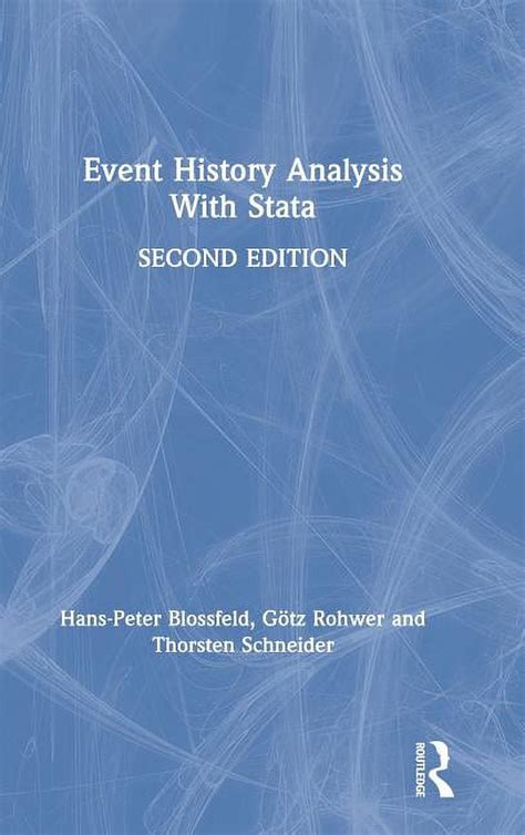 Event History Analysis With Stata 2nd Edition Hardcover