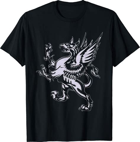 Griffin T Shirt Fantasy Mythical Griffin Or Gryphon Sold By Valuable