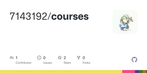 Github 7143192courses