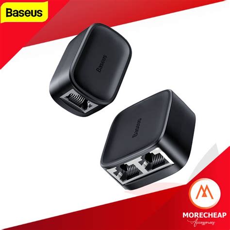 ถก แทBaseus หวตอแยกสายแลน RJ Splitter Network Adapter to Extender mbps LAN