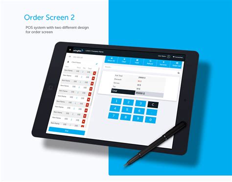 UX UI Design For POS System Behance