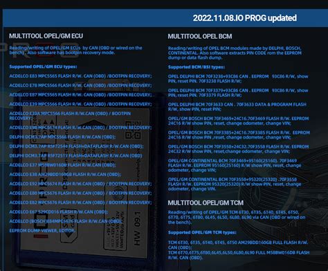 new io prog ecu tool upgrade kit for who have older i o prog