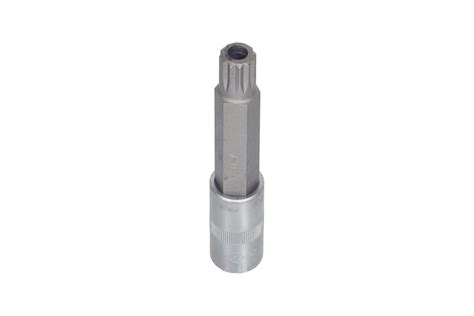 Головка 1/2", L=100 мм со вставкой SPLINE M18 с отверстием Professional ...