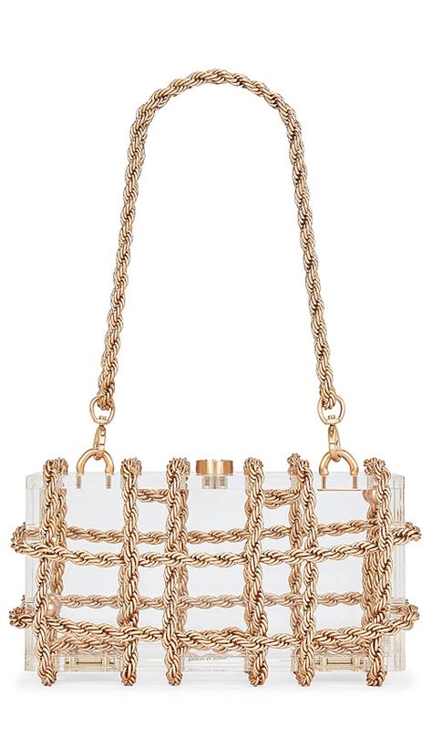 Cult Gaia Bess Shoulder In Brushed Brass Revolve