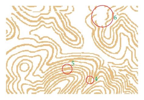 The Extraction Result From The Second Scanned Topographic Map A Download Scientific Diagram