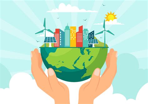 National Energy Conservation Illustration Pack 12 Nature