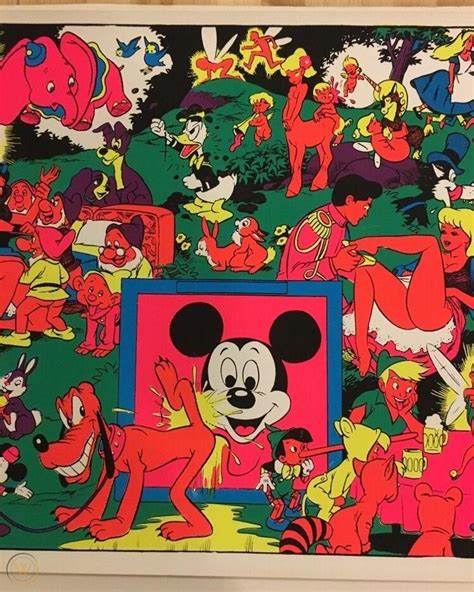 Disney Characters Doing Coke