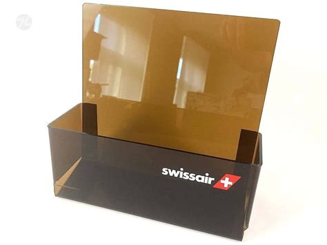 Swissair Prospekthalter Acryl Vintage Souvenir A4 Design Kaufen Auf Ricardo