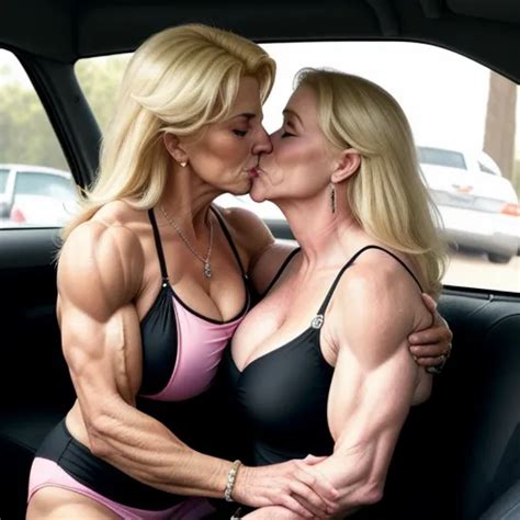 Turn An Image Into High Resolution Gilf Huge Older Muscle Woman In