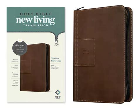 Nlt Thinline Reference Zipper Bible Filament Enabled Edition Red