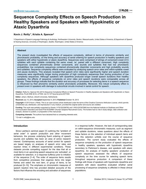 pdf sequence complexity effects on speech production in healthy