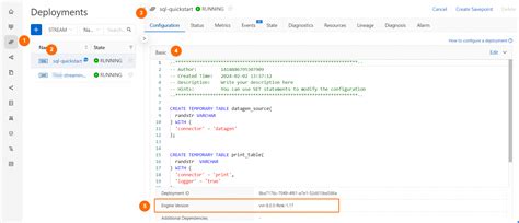upgrade the engine version of a deployment realtime compute for
