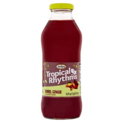 Grace Tropical Rhythms Sorrel Ginger Flavored Drink 16 Fl Oz The Fresh Grocer