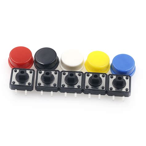 25pcs tactile push button switch momentary 12 12 7 grandado