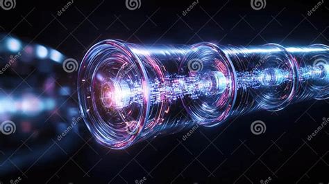 Close Up View Of A Single Qubit In Operation Demonstrating Quantum Computing Technology Concepts