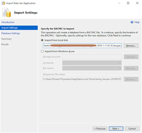 Dinesh S Blog Being Compiled Taking Backups Of Azure SQL
