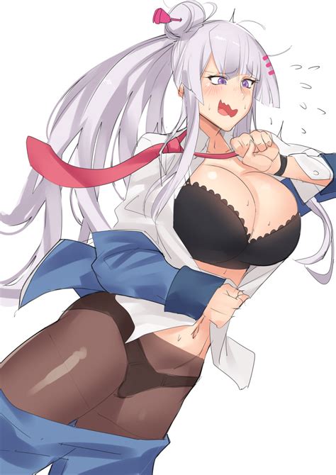 Rule 34 Blush Bra Breasts Cleavage Dress Shirt Female Frolaytia