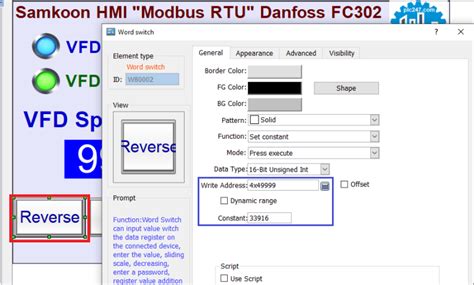 samkoon hmi modbus rtu danfoss fc302 tutorial