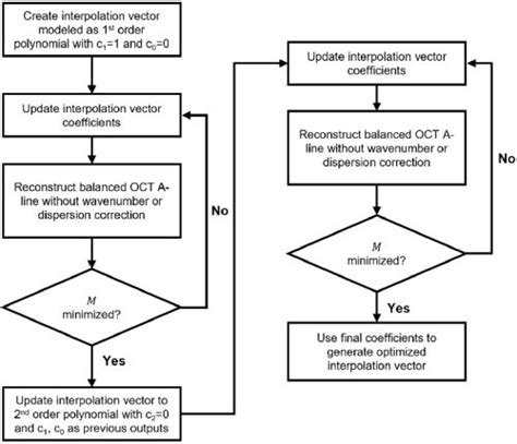 flowchart for adaptive balance interpolation vector optimization