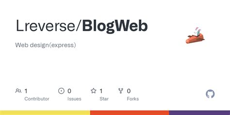 GitHub Lreverse BlogWeb Web Design