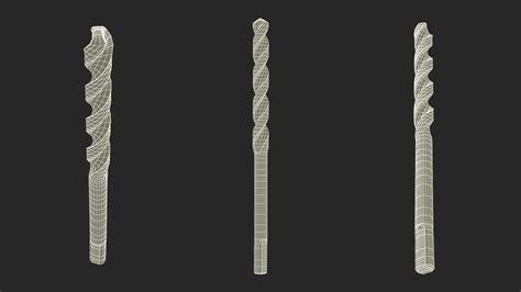Drill Bits Collection 3d Model 15 3ds Obj Max C4d Ma Free3d